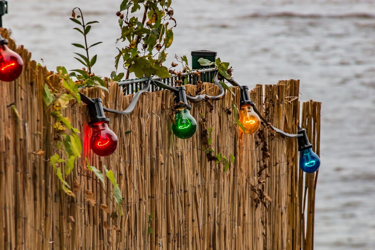 Easy Ways to Hang Outdoor String Lights - Garden The Earth